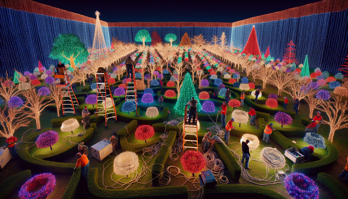 Behind the Scenes of Large Holiday Light Installations – Christmas ...