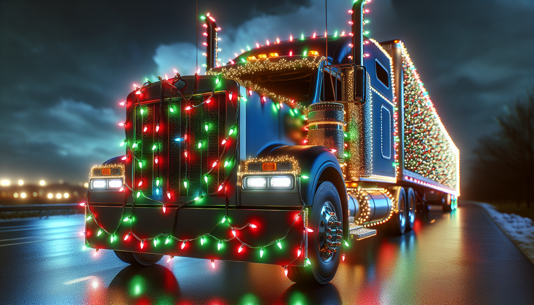 How to Install Christmas Lights on a Truck or Tractor Trailer ...