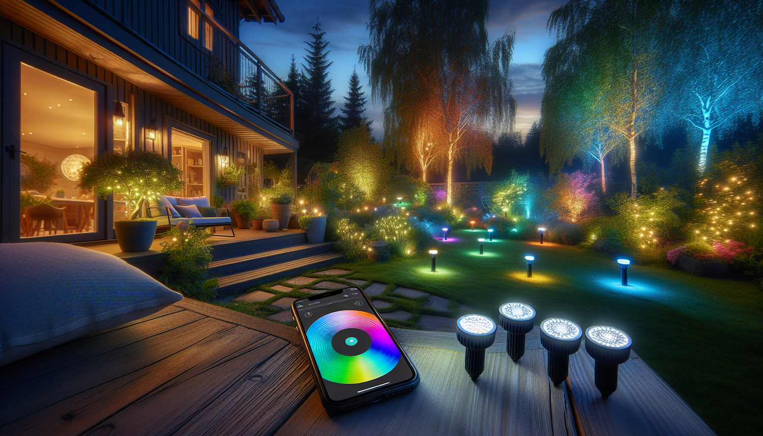 Illuminate Your Outdoors with Dynamic Color-Changing Landscape Lights ...