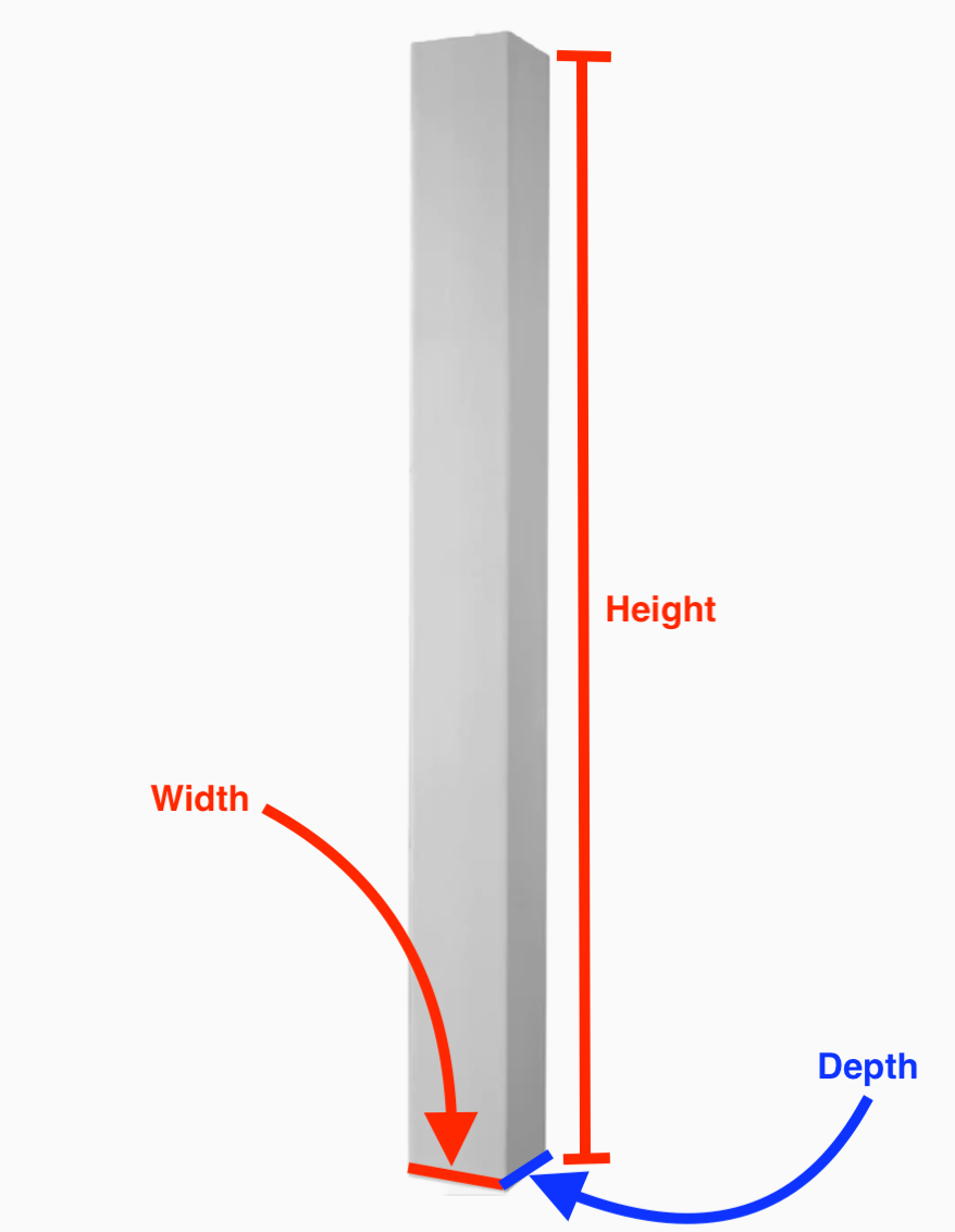 Square/Rectangular Pillar/Column Calculator – Christmas Light ...