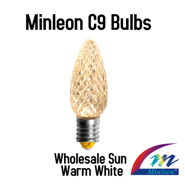 Bulbs - C9 Minleon V2 Faceted LED all sales final – Christmas Light ...