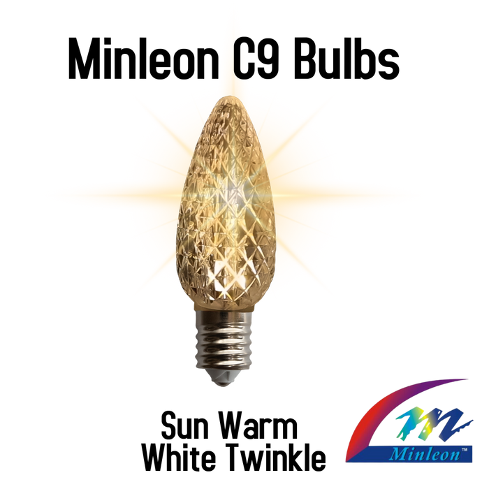 Bulbs - C9 Minleon V2 Faceted LED all sales final – Christmas Light ...