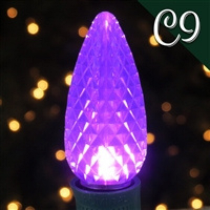 Bulbs - C9 HBL Light Bulbs Faceted – Christmas Light Contractors USA