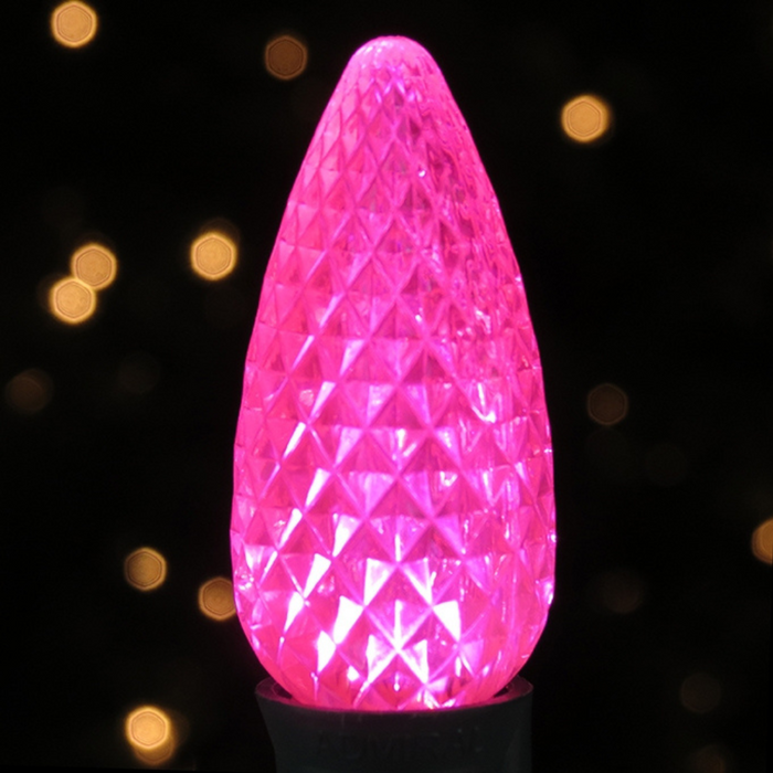 Bulbs - C9 HBL Light Bulbs Faceted – Christmas Light Contractors USA