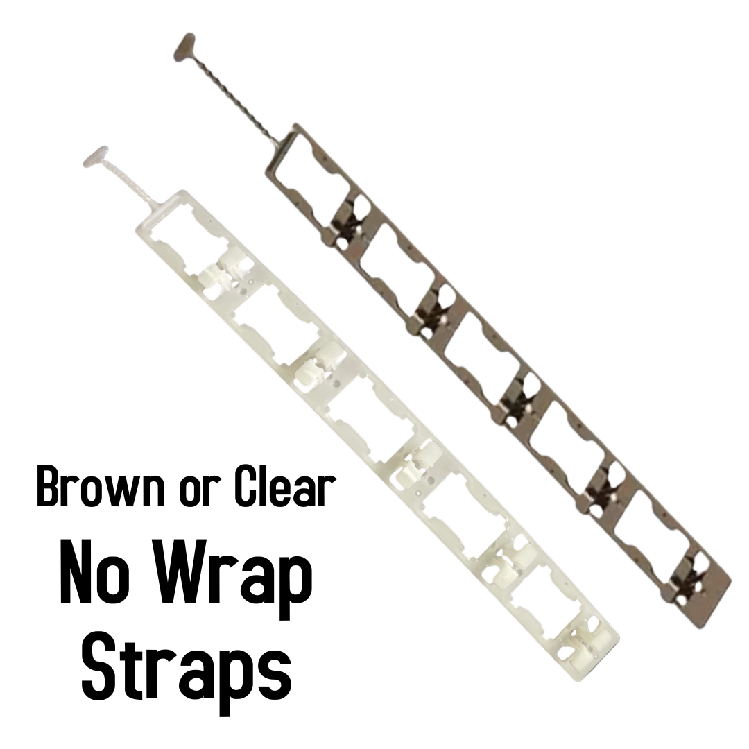 No Wrap Strap (Brown or Clear) – Christmas Light Contractors USA