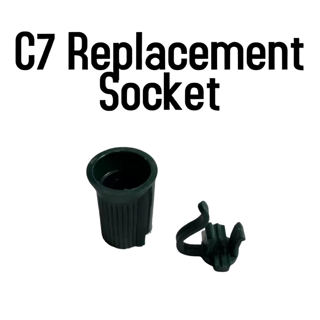 C7 Replacement Socket (Pack of 10) – Christmas Light Contractors USA