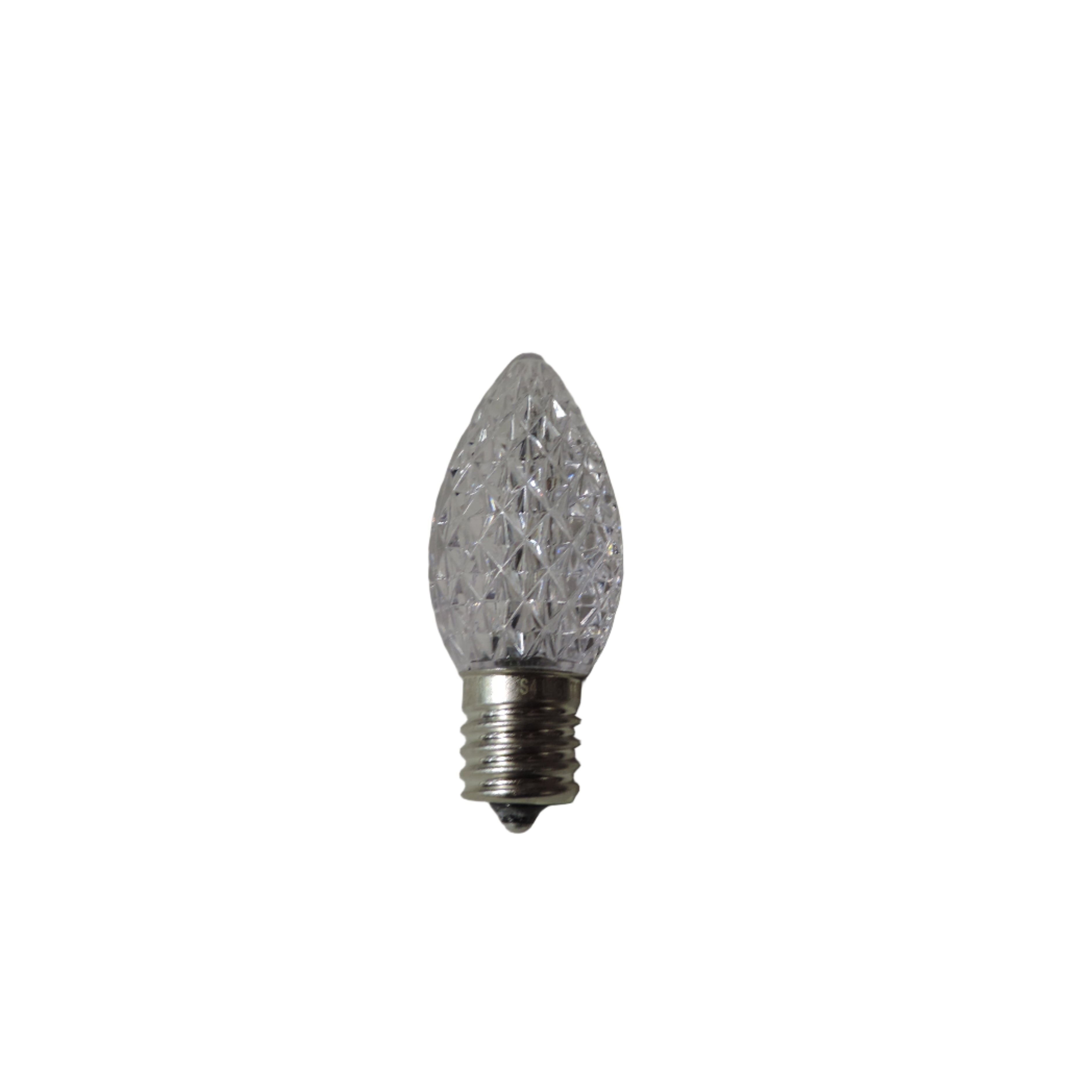 Bulbs - C7 Pro Bulbs Faceted LED, Cool White (Partial Pack) – Christmas ...