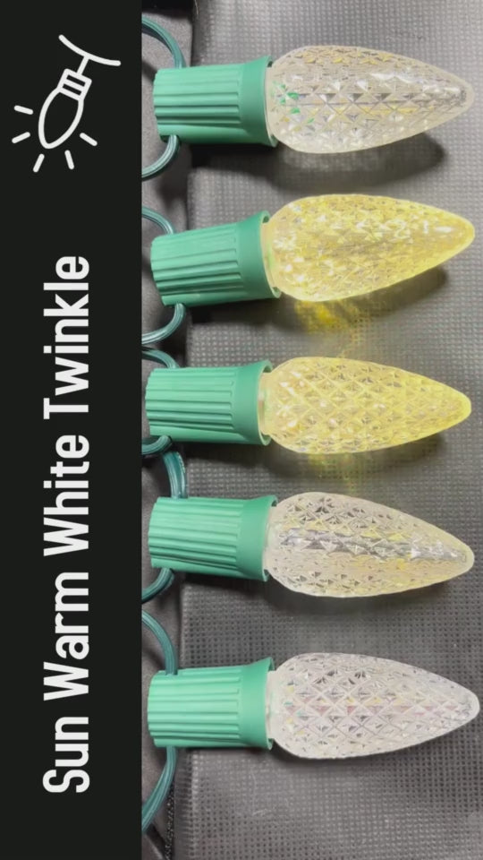 Bulbs - C9 Minleon V2 Faceted LED all sales final – Christmas Light ...