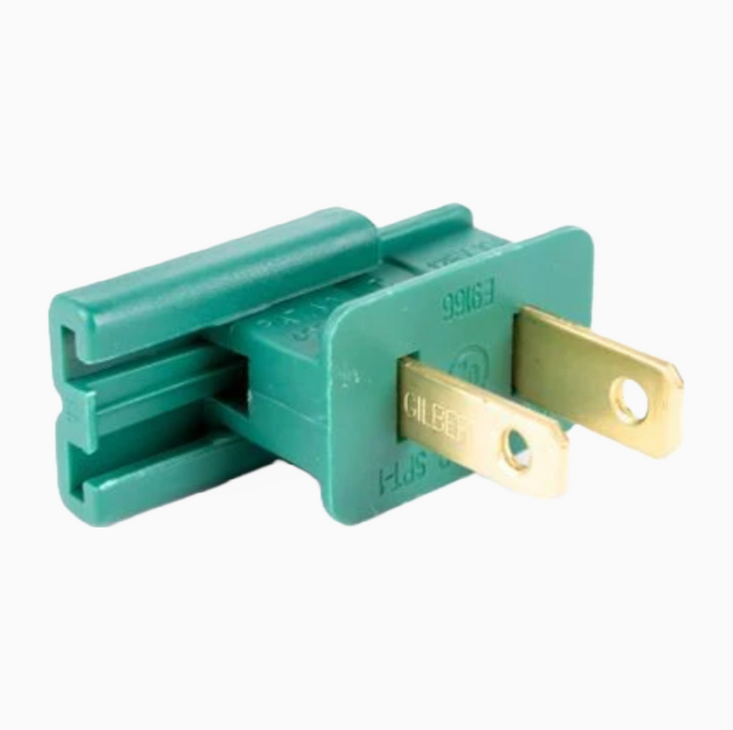 Plugs - Male Slide Plugs SPT-1 (Green & White) – Christmas Light ...