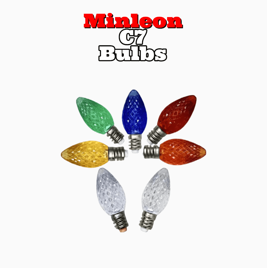 Minleon C7 Bulbs – Christmas Light Contractors USA