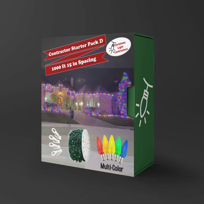 Starter Pack: C9 1000 ft (15in Spacing) FREE SHIPPING – Christmas Light ...
