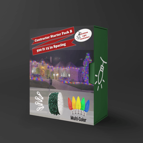 Starter Pack: C9 500 ft (15in Spacing) FREE SHIPPING – Christmas Light ...